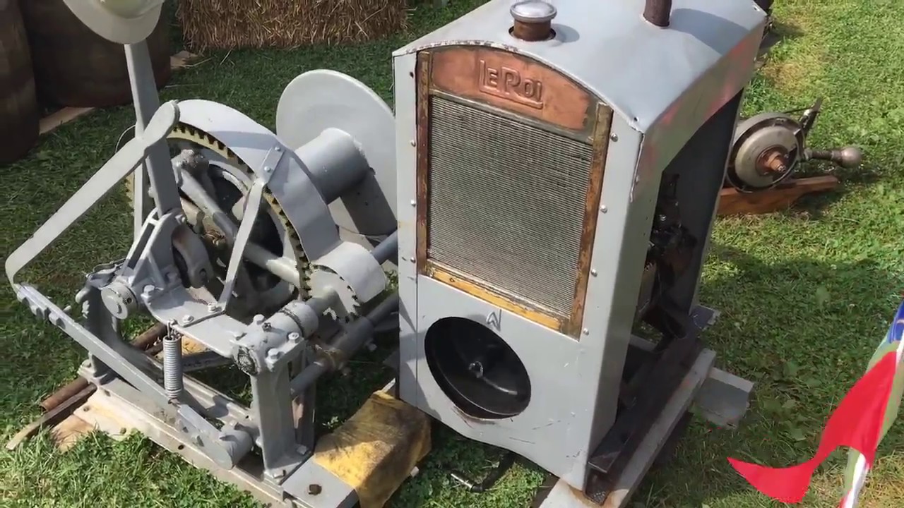2017 Canfield Fair - 1930's LeRoi Engine Winch - Canfield Fair Antique ...