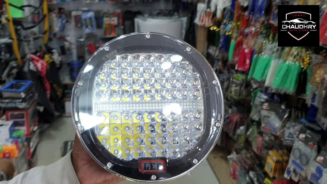 9 inch 384W Flood Spot Combo Led Round Bar Light 1 Pcs - YouTube
