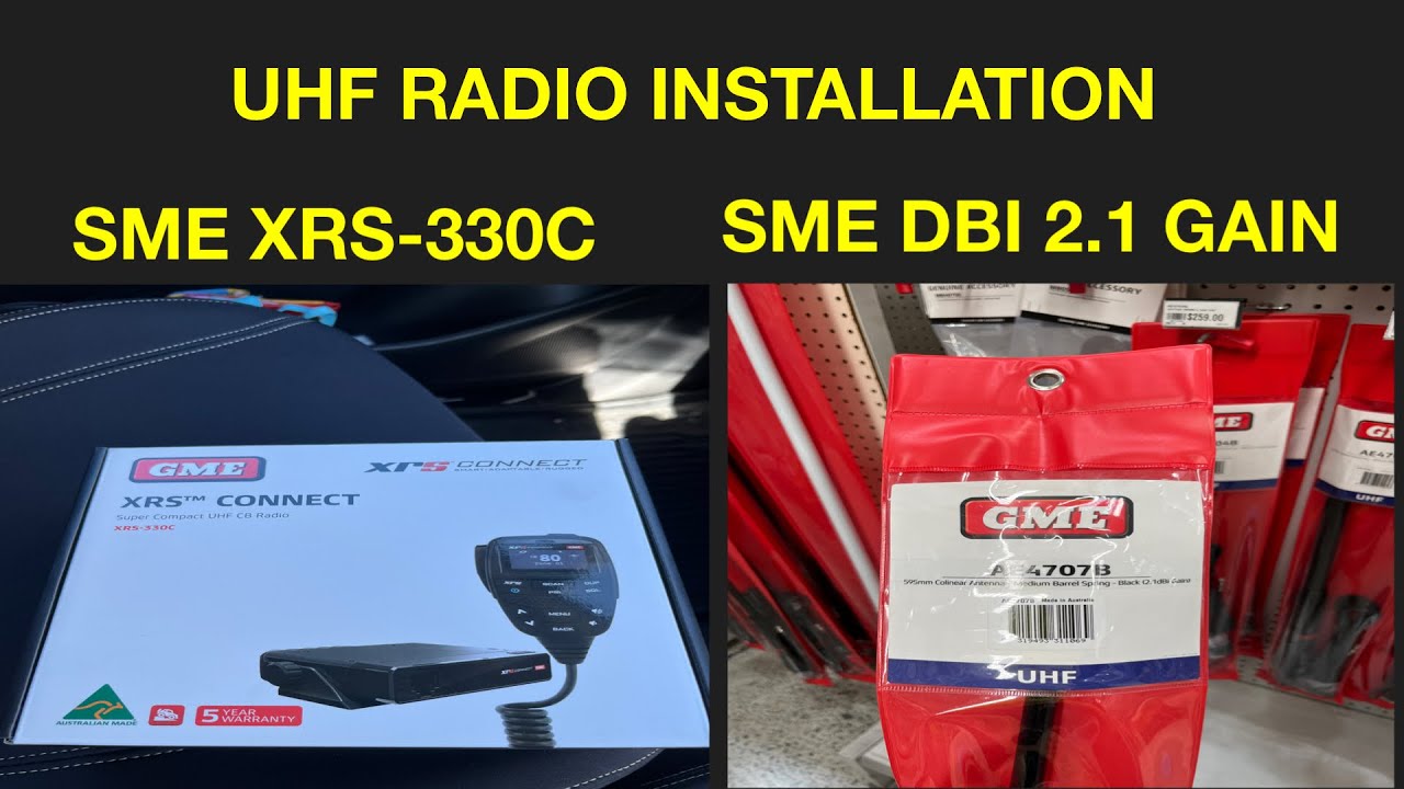 Installed UHF Radio in my MR Triton - YouTube