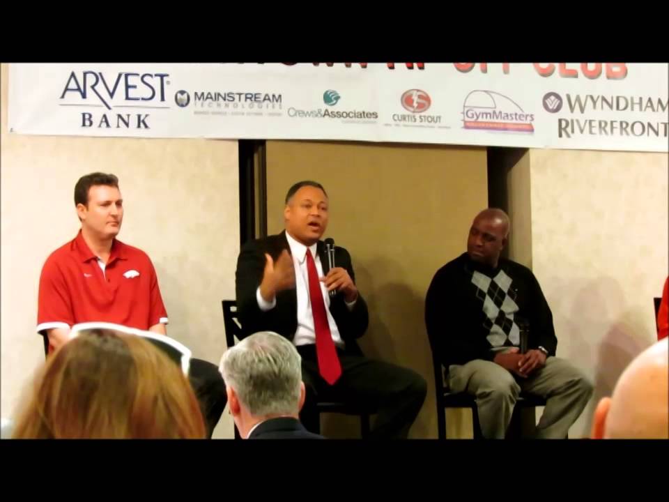 Downtown Tip Off Luncheon 2/3/14-Former Razorbacks Pat Bradley, Allie ...