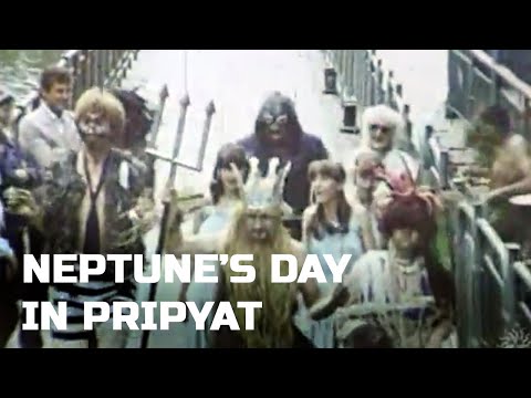 Neptune's Day festival in Pripyat river port