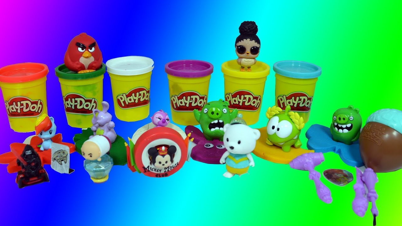 Learn Colors and Digits | Tsum Tsum | LOL Surprise Pets | Angry Birds ...