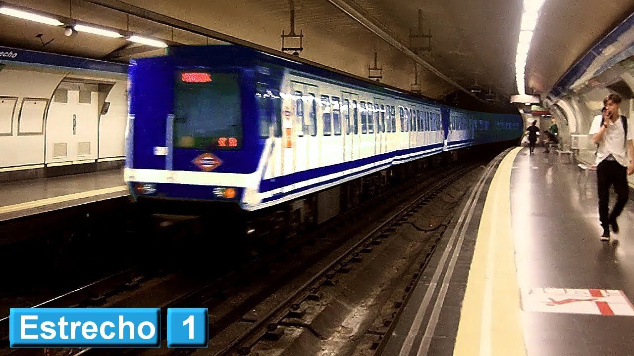 Estrecho L1 : Metro de Madrid ( Serie 2000A ) [2016] - YouTube