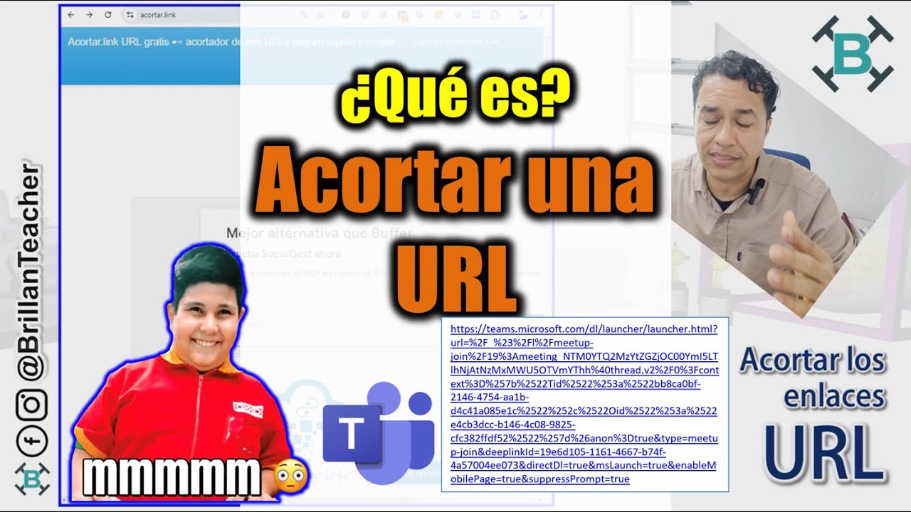 ️ ACORTAR un LINK o URL fácil Convierte una URL larga en una corta - YouTube