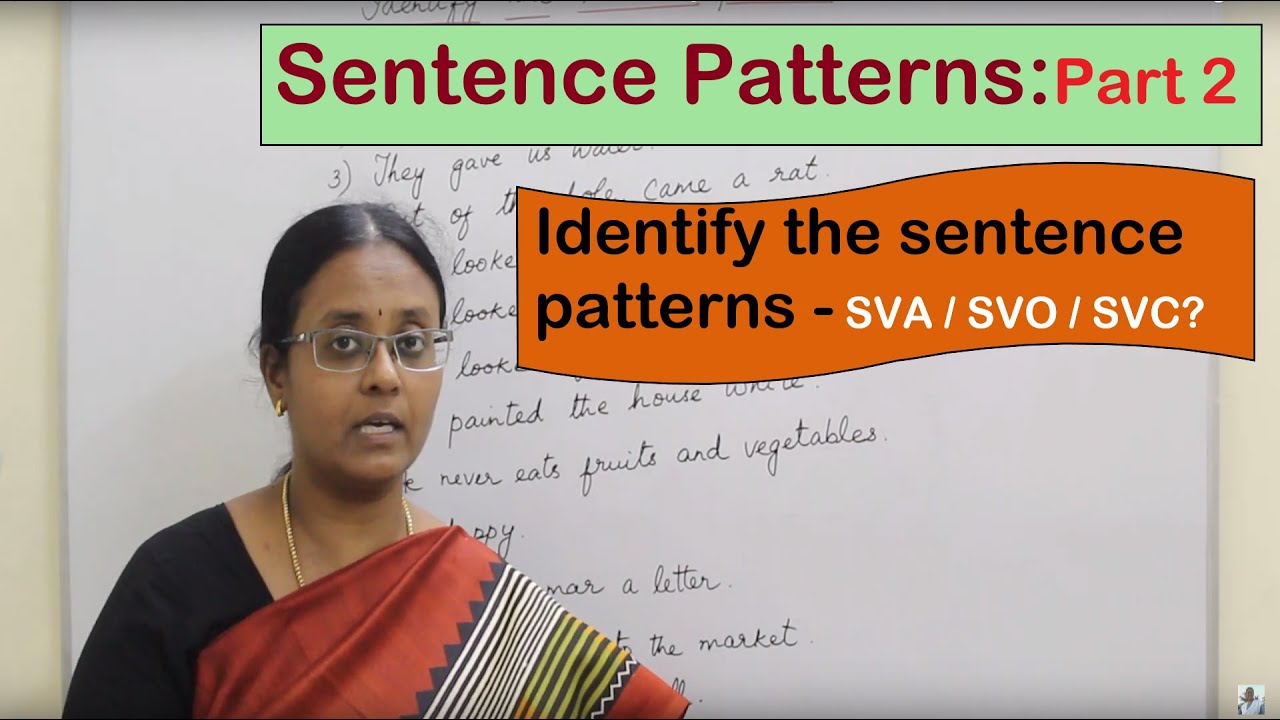 Sentence Pattern In Tamil Part 2 Identify The Sentences English Sentence Pattern In Tamil Part 2 Identify The Sentences English
