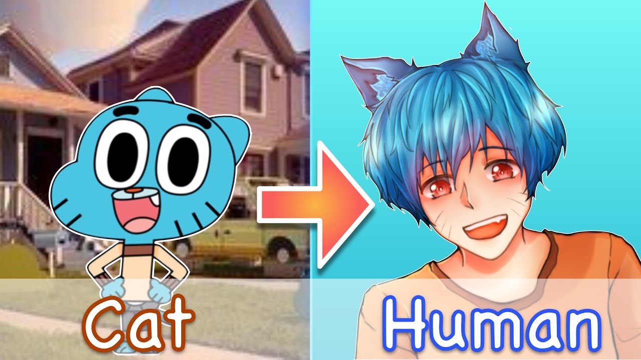 DRAWING GUMBALL AS A HUMAN! - YouTube