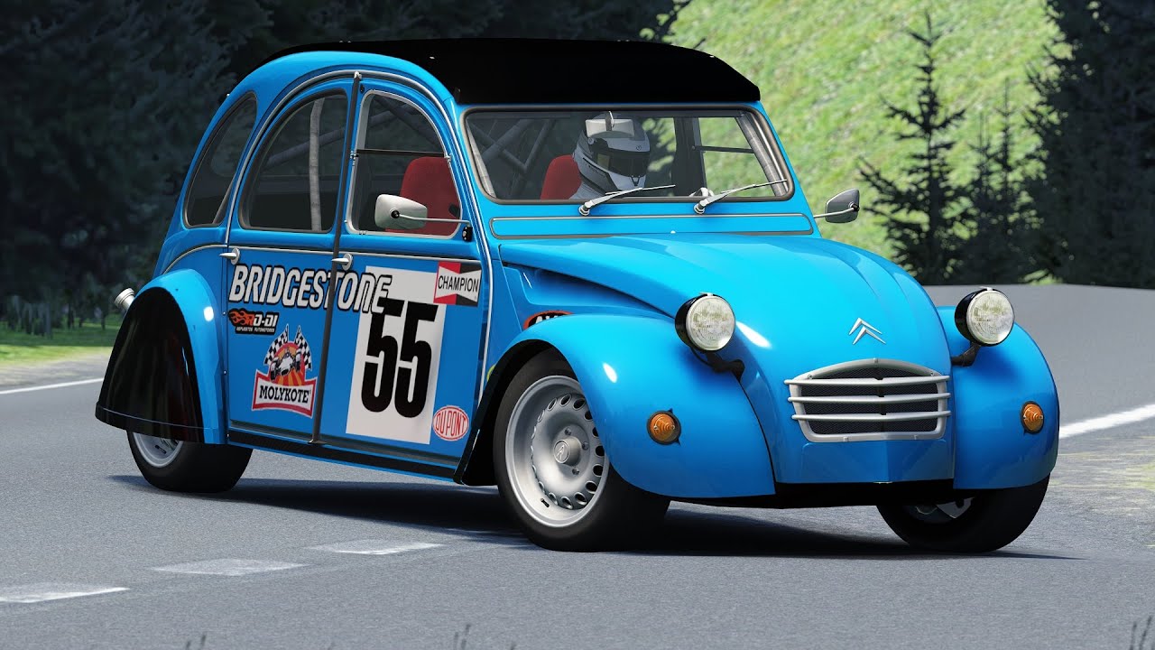 Assetto Corsa - Citroen 2 CV 70 Race Hellie - YouTube