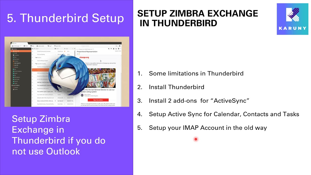 5. Zimbra Mail Setup - Thunderbird Setup on Windows | Alternative to Outlook - YouTube