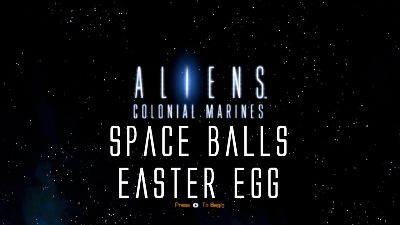 Aliens: Colonial Marines - Space Balls Easter Egg | Rooster Teeth - YouTube