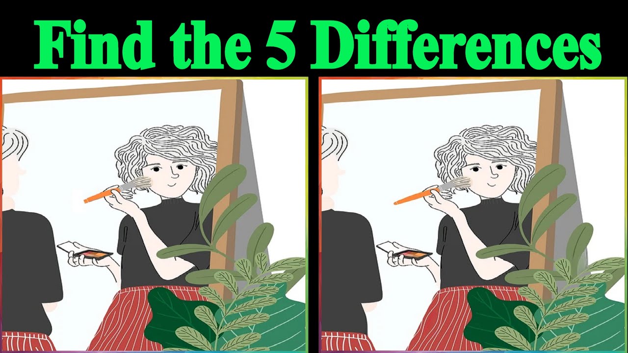 😊Find the 5 differences & spot it👉 out : The Ultimate Difference Test ...
