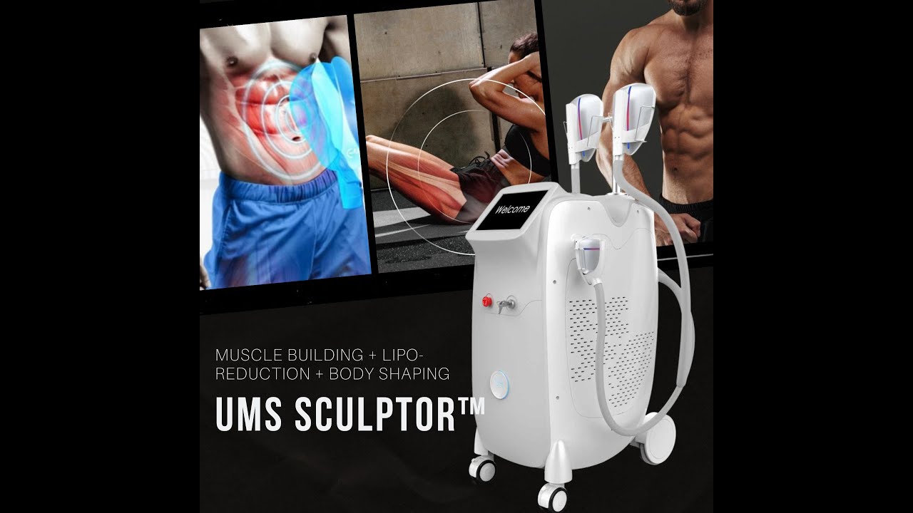 UMS Sculptor Muscle building machine - YouTube