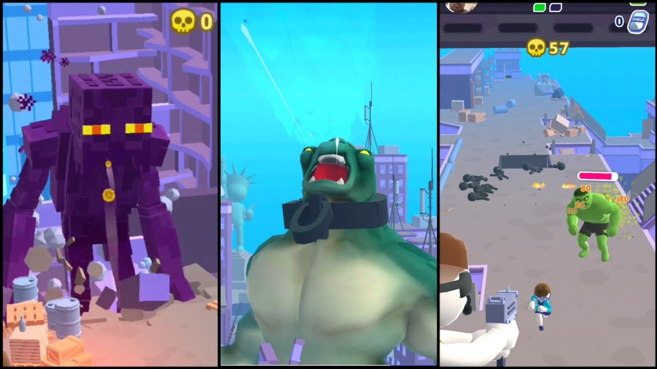 Heli Monsters level 6 - 10 | Monster fight | - YouTube