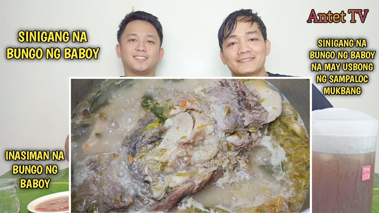 SINIGANG NA BUNGO NG BABOY | INDOOR COOKING - YouTube