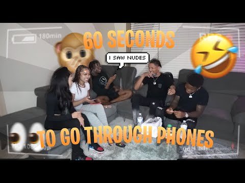I went through 99nation’s phone for 60 seconds!!!! *HE GOT MAD*