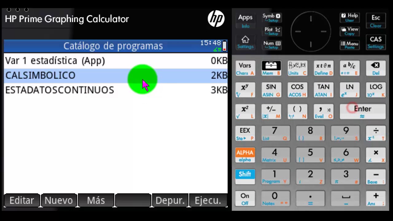 HP PRIME CORRECCION CALCULO DE UNA INTEGRAL EN UN PROGRAMA EN MODO HOME ...