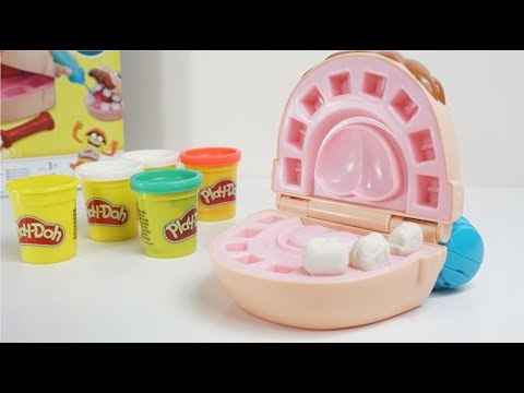 Play Doh Dişçi Amcanın Dişleri Dökülüyor - Büyük Diş Amca Diş Muayenesi