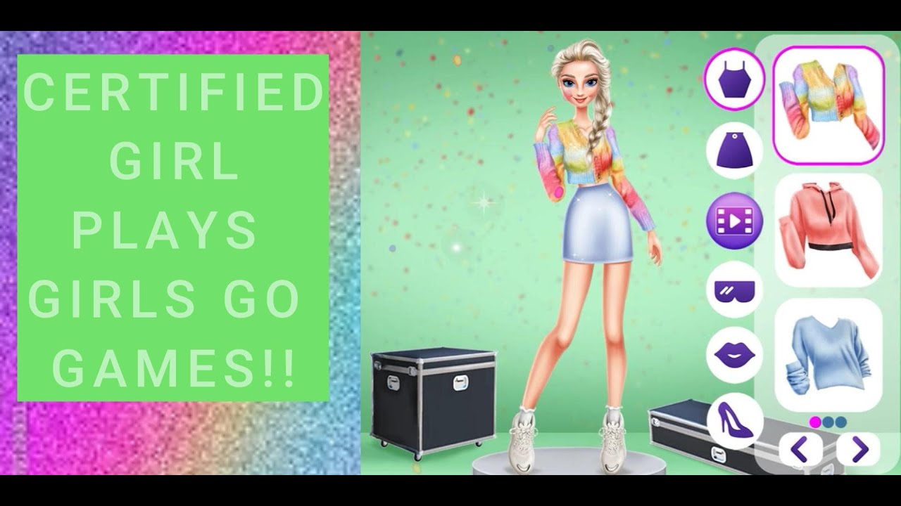 A GIRL PLAYS GIRLS GO GAMES?!?! - YouTube
