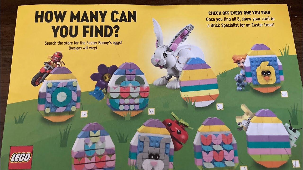 Easter Egg Hunt at the Lego Store - YouTube