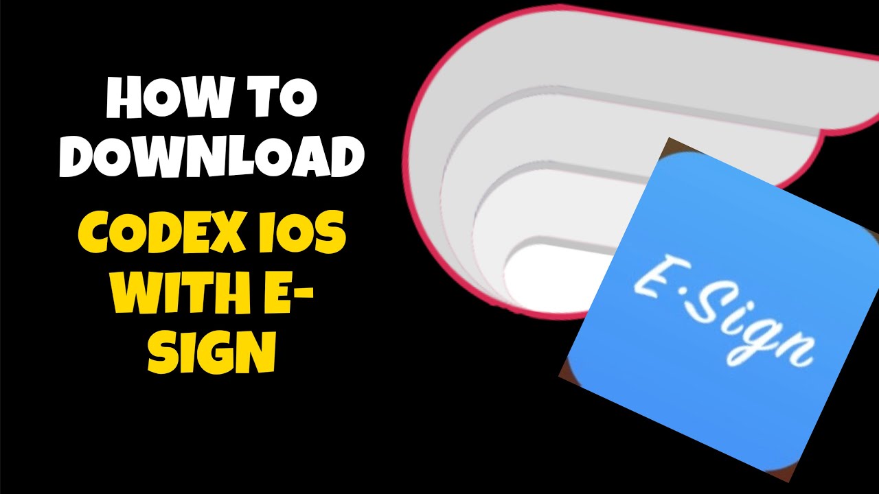 NEW METHOD TO INSTALL CODEX | WITH E-SIGN | - YouTube