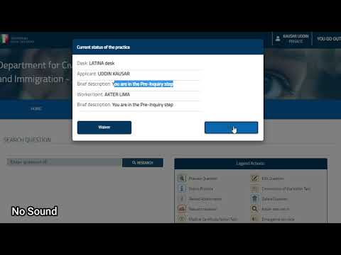 how to check nullaosta online || you are in the pre inquiry step