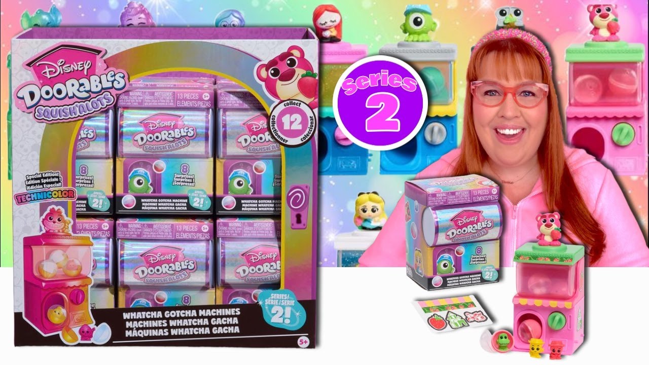 UNBOXING FULL CASE DISNEY DOORABLES SQUISH'ALOTS WHATCHA GOTCHA ...