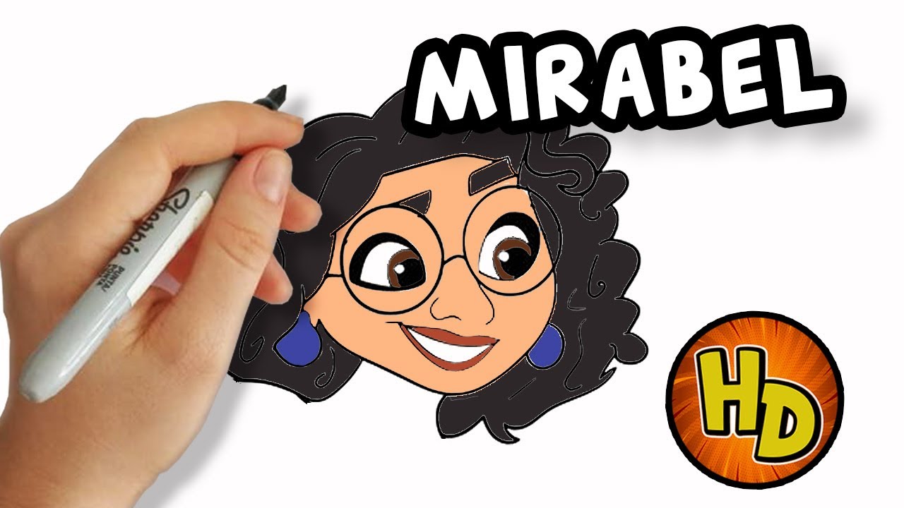 HOW TO DRAW MIRABEL | COMO DIBUJAR A MIRABEL - YouTube
