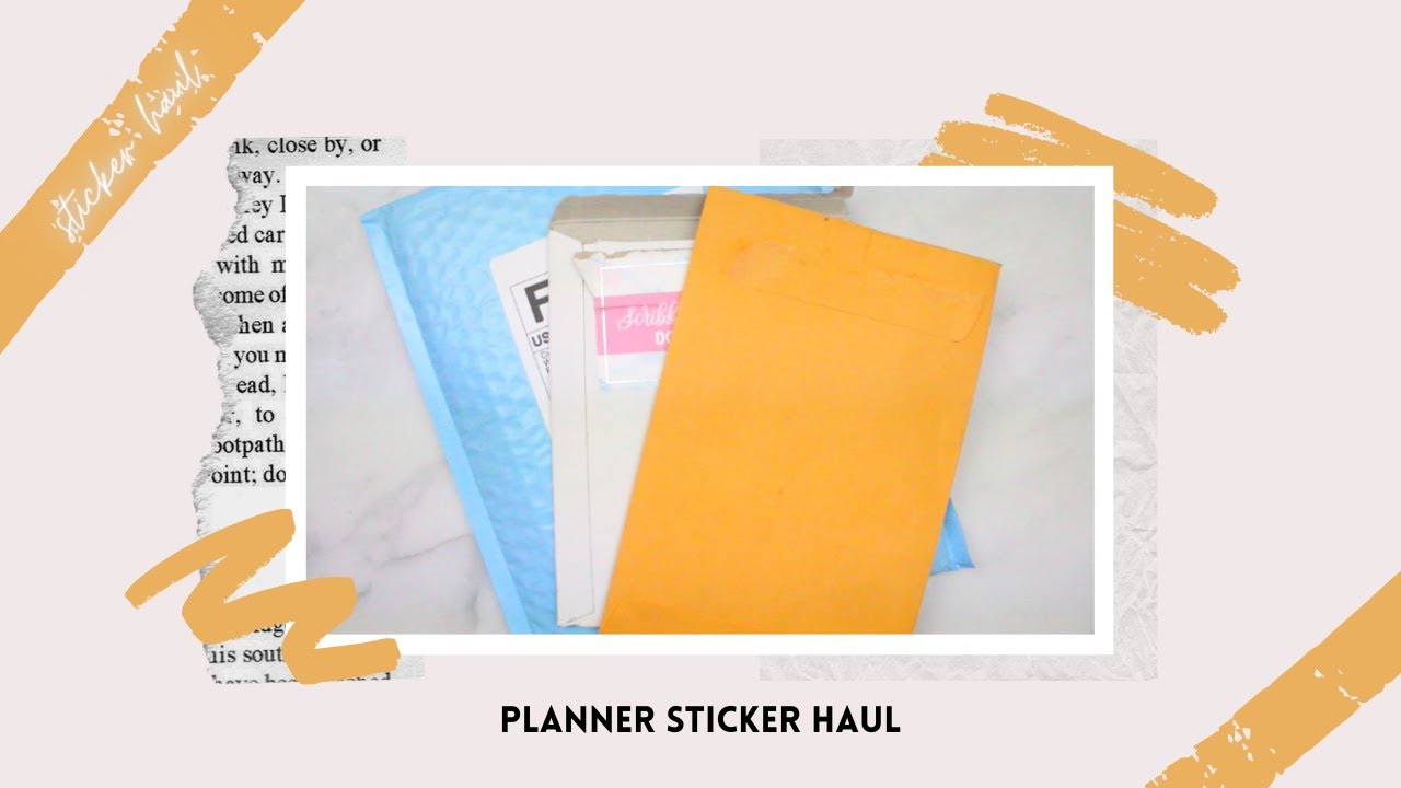 Short and Sweet Sticker Haul - YouTube