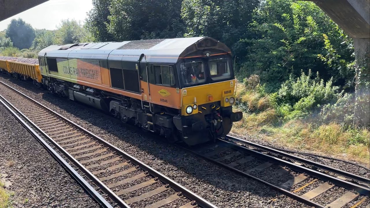 Class 66 | 66846 | Colas Rail Freight - YouTube