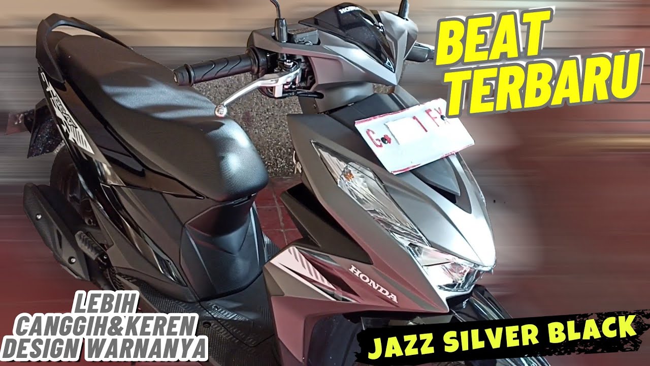 Honda Beat Terbaru 2023 Jazz Silver Black I pilihan model & warna ...