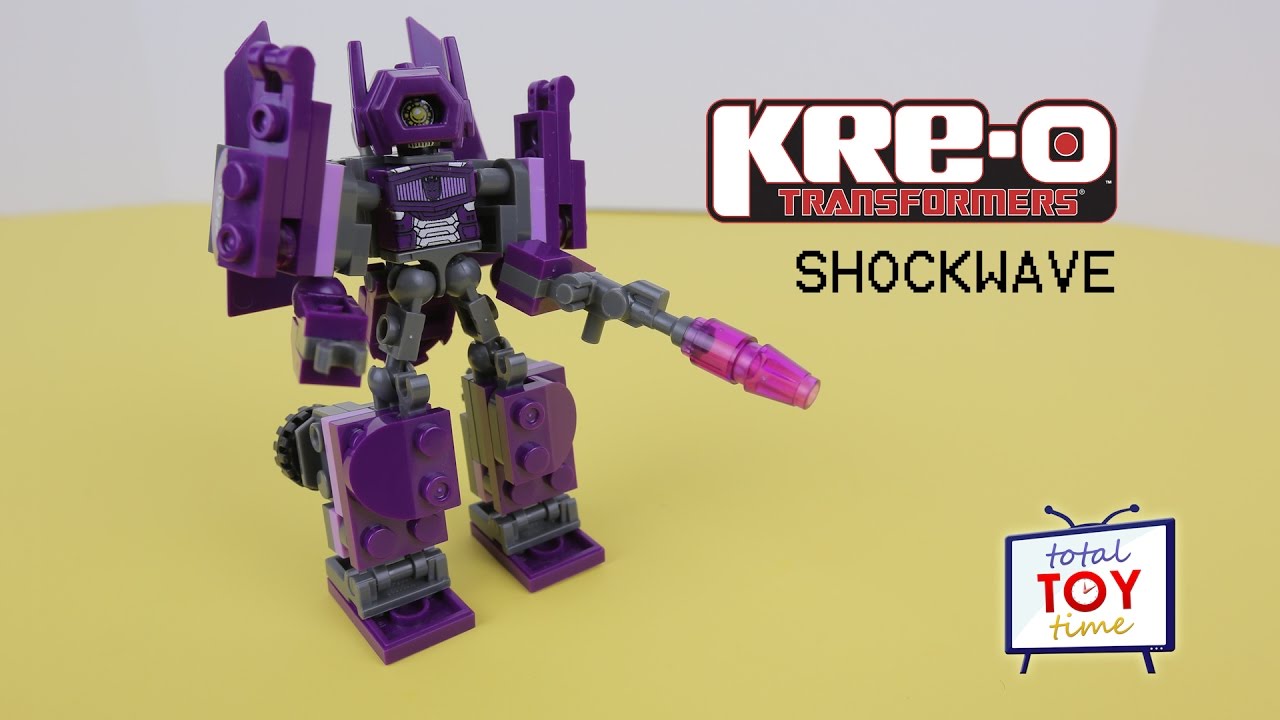 KRE-O Transformers Shockwave KREON Battle Changer Building Toy Stop ...