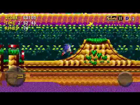 Sonic CD (IOS) Walkthrough Part 3: Collision Chaos Zone 1 - YouTube