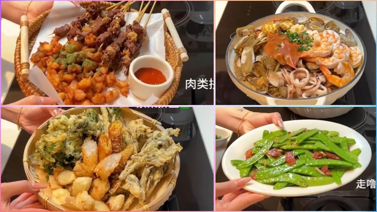 Immersive cooking | The sound of human fireworks in the kitchen~ - YouTube