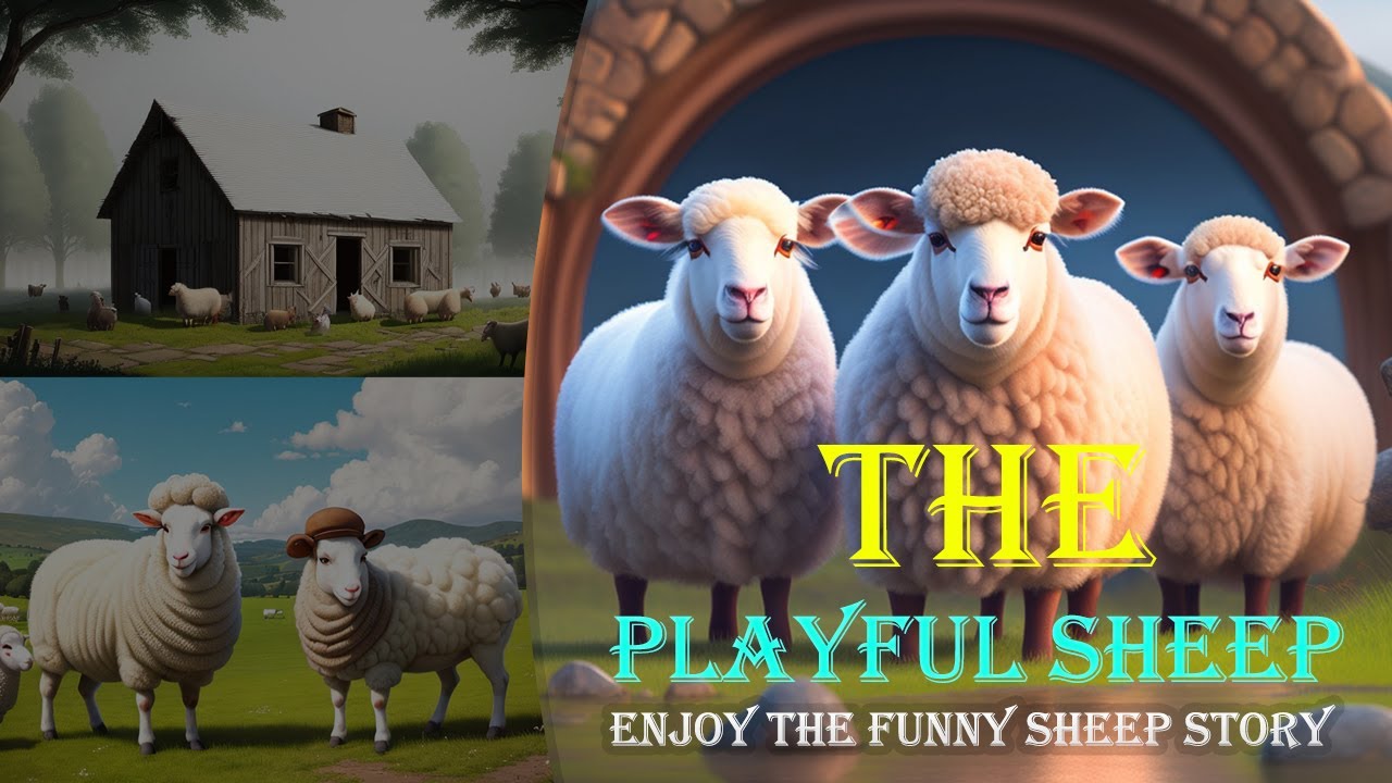 playful sheep cartoon sheep dog sheep head sheep in wolf clothes ...