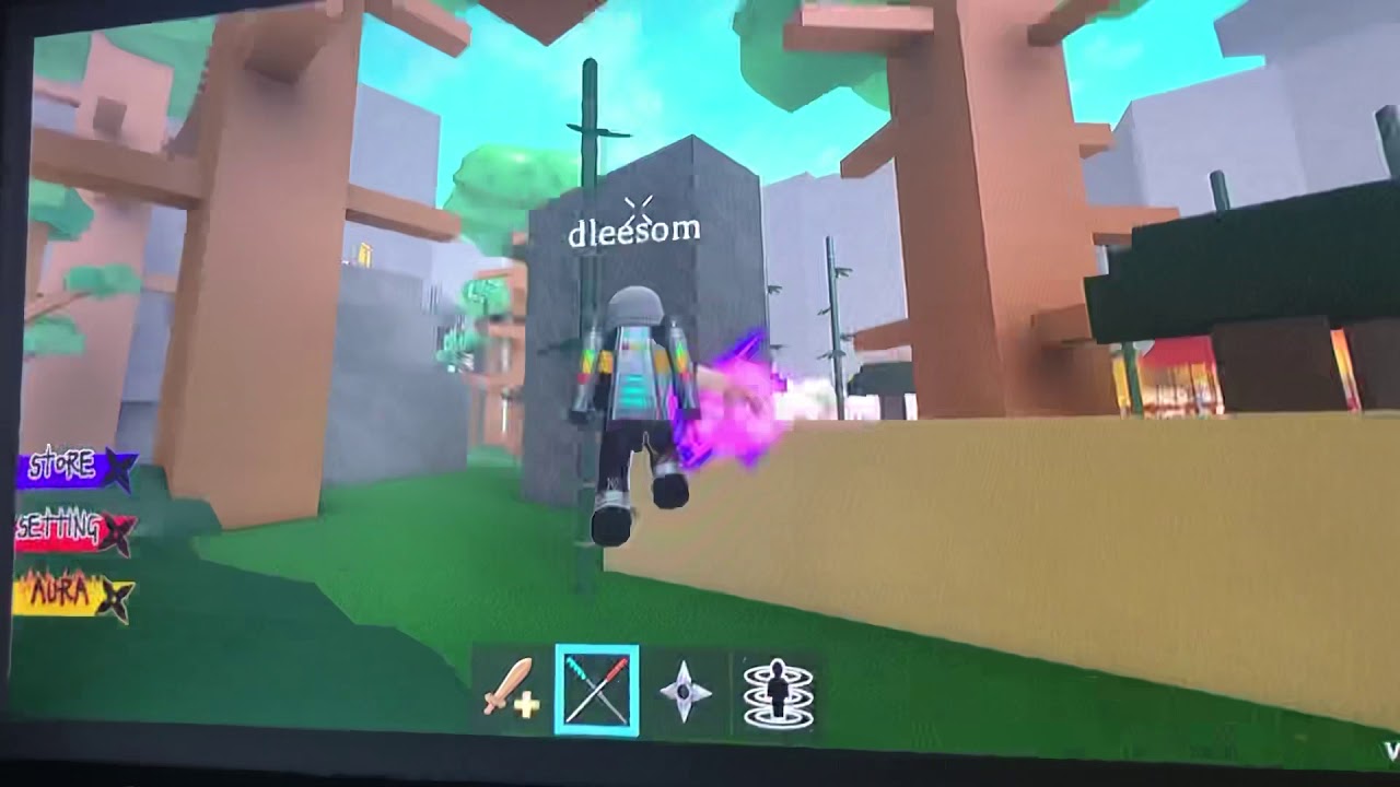Playing Ninja Simulator On Roblox - YouTube