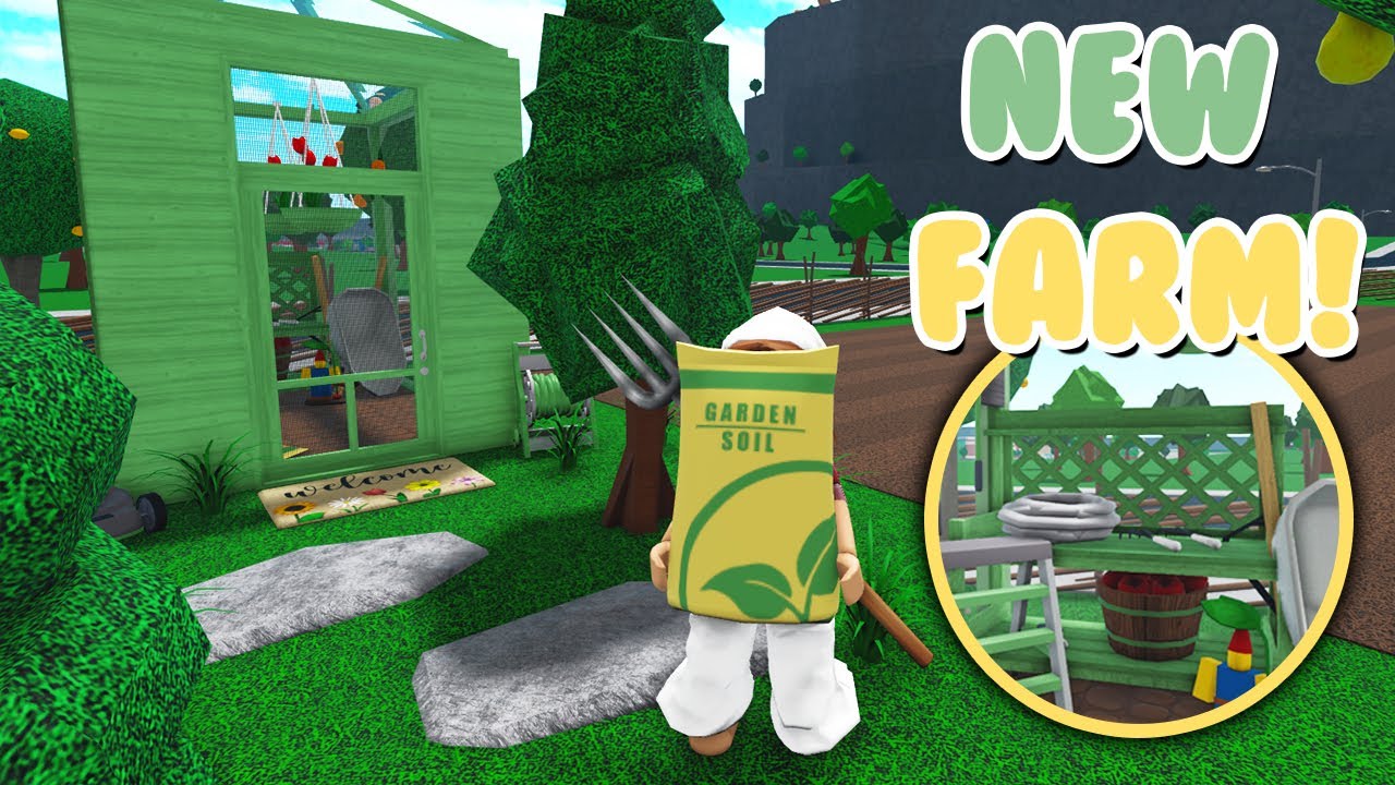 Building A FARM Using The NEW UPDATE ITEMS! - YouTube