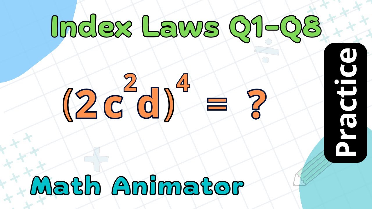 Index Laws | 3. Practice Exercises with Solutions | Step-by-Step ...