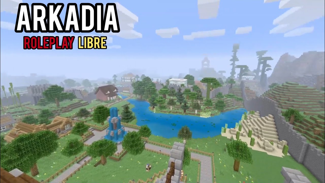 PRÉSENTATION DE NOTRE MAP ROLEPLAY - MINECRAFT PS4 (ARKADIA RP) - YouTube