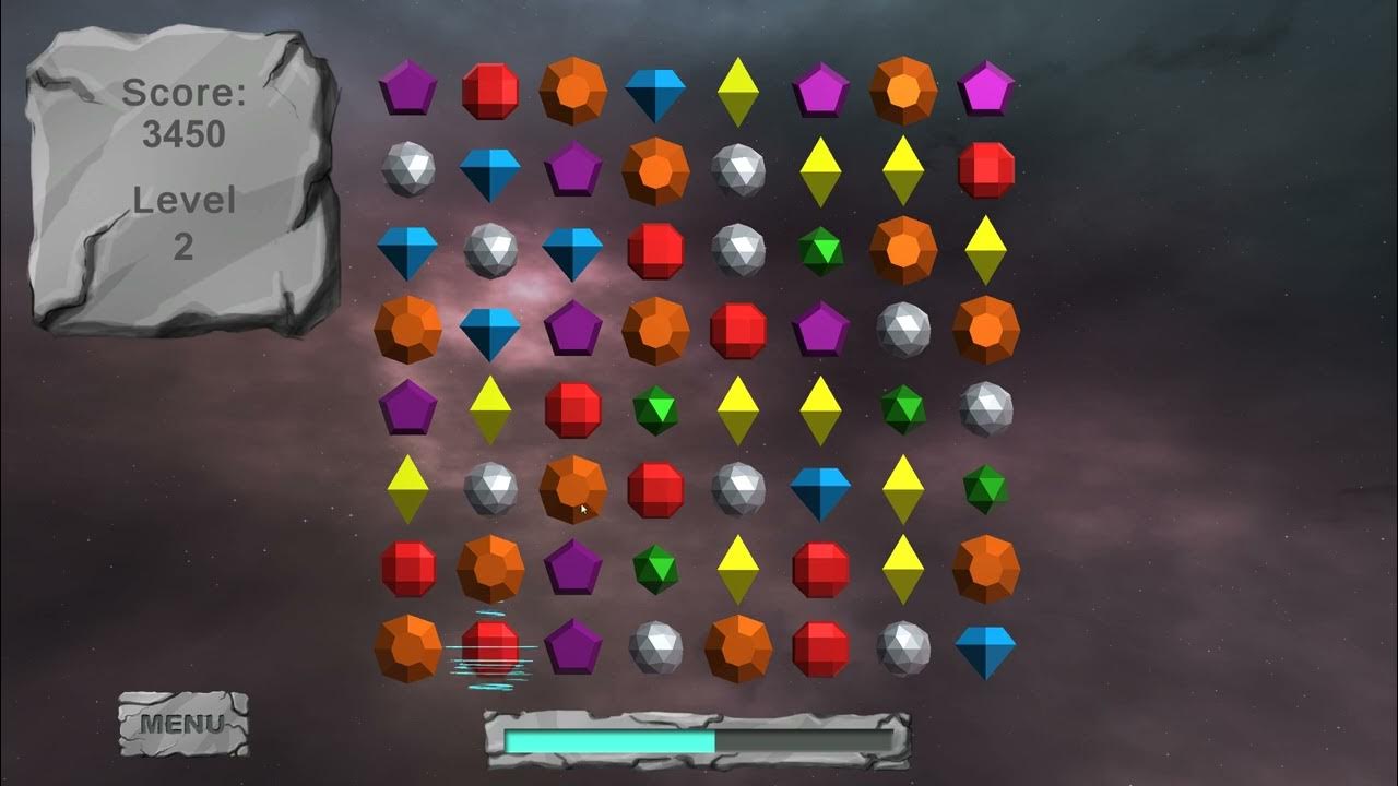 DSU Game Programming 2 - Bejeweled Clone - YouTube