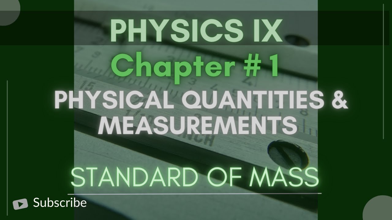 Standard of mass | Kilogram | Class 9 | Romaibs Academy - YouTube
