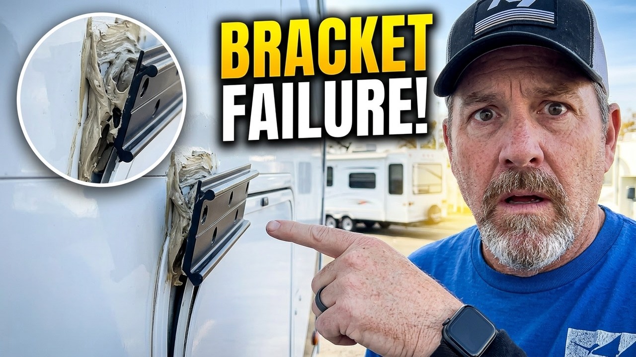 RV Slide Out Bracket Failure - Installation Error You're Making - YouTube