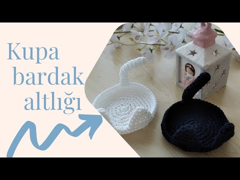 Kupa bardak altlığı -(kedicik ve tavşan)