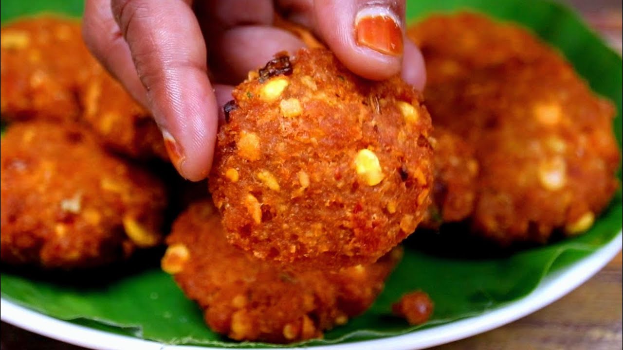 Meal Maker Vada | Soya Chunks Masala Vada Recipe | Vada Recip | Snack ...
