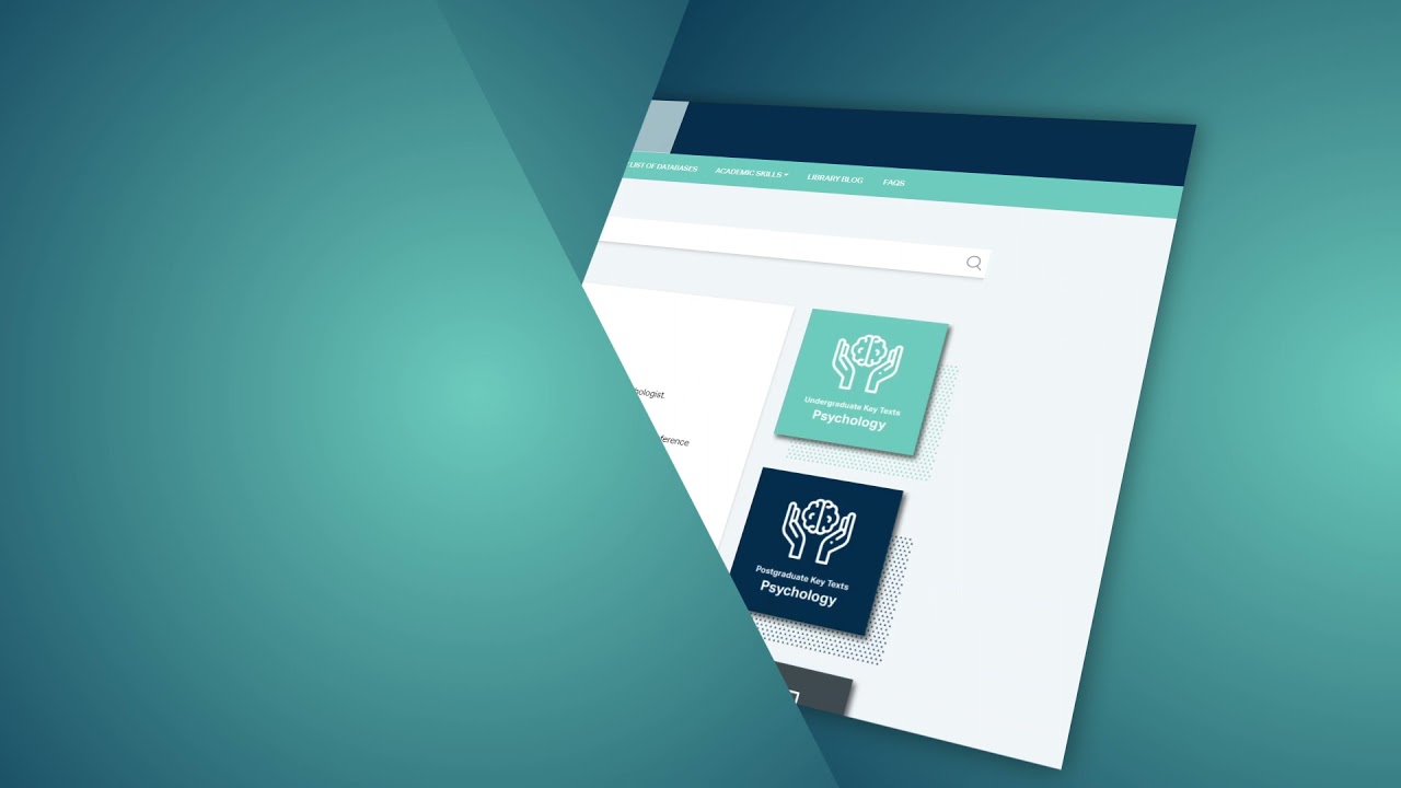 Arden University Library Portal Launch - 2021 - YouTube