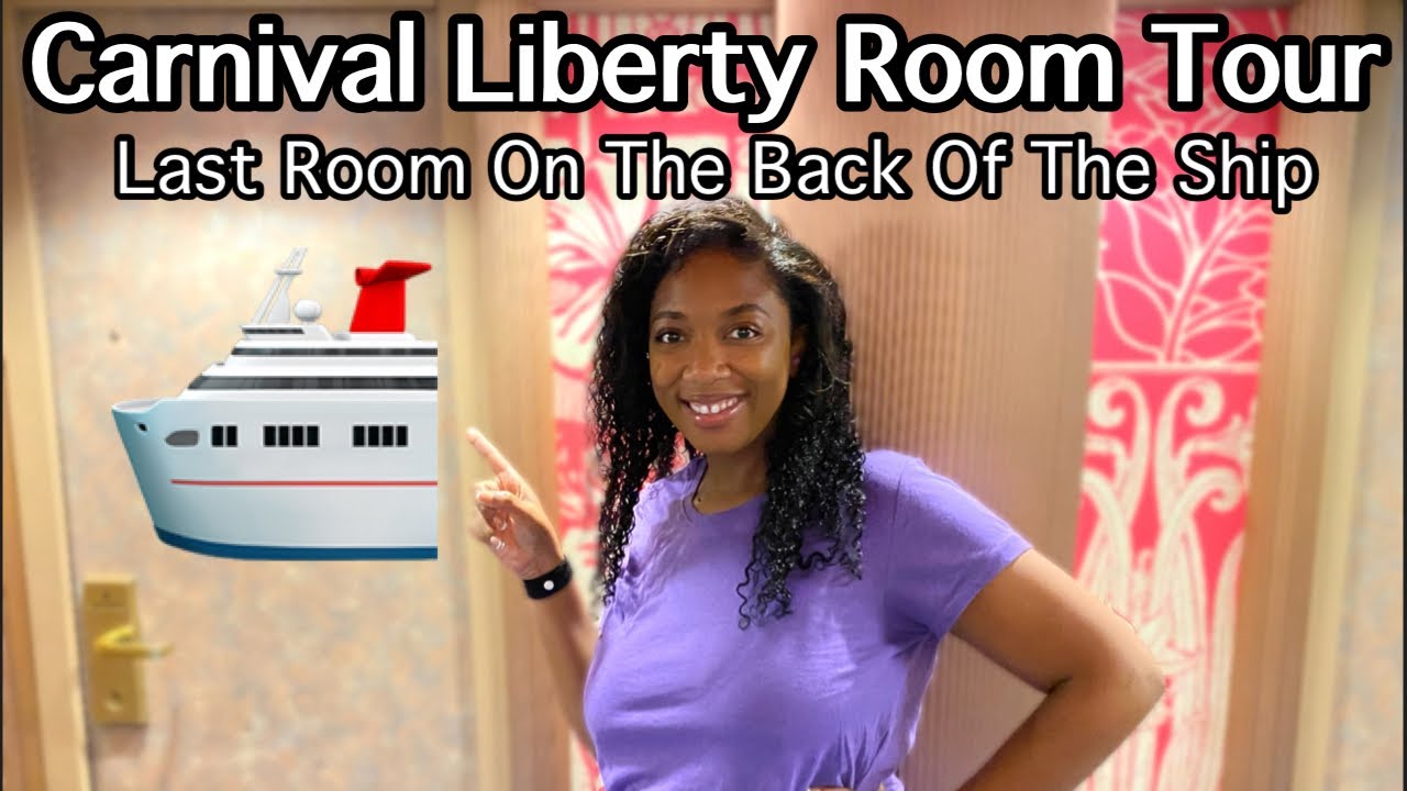 Is It Worth Staying In The Back? 🤔 Carnival Liberty Room Tour🛳️ - YouTube
