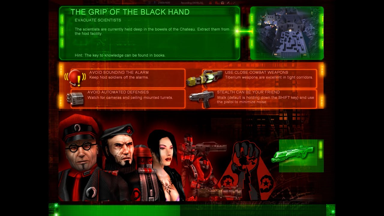 Command & Conquer Renegade Campaign Mission 7 The Grip Of The Black ...