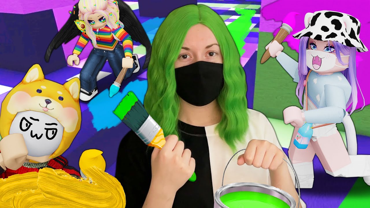 КРАСИМ НА СКОРОСТЬ! ЧЕЙ ЦВЕТ ПОБЕДИТ? Roblox Color Cubes - YouTube