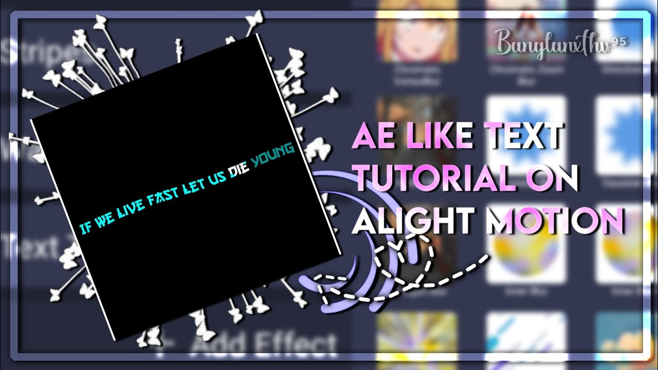 AE like text tutorial on alight motion||Alight motion tutorial||# ...