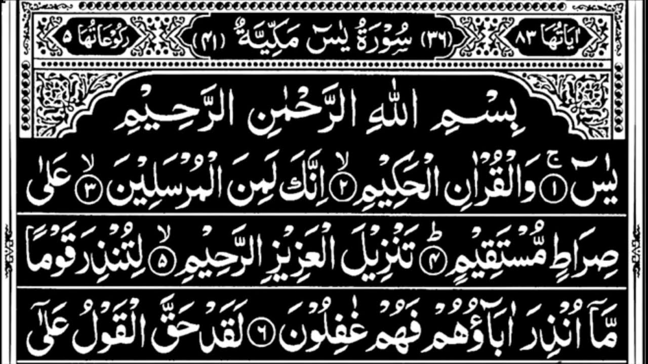 Surah Yaseen Yasin episode 105 Surah yasin full with Arabic سورہ یس