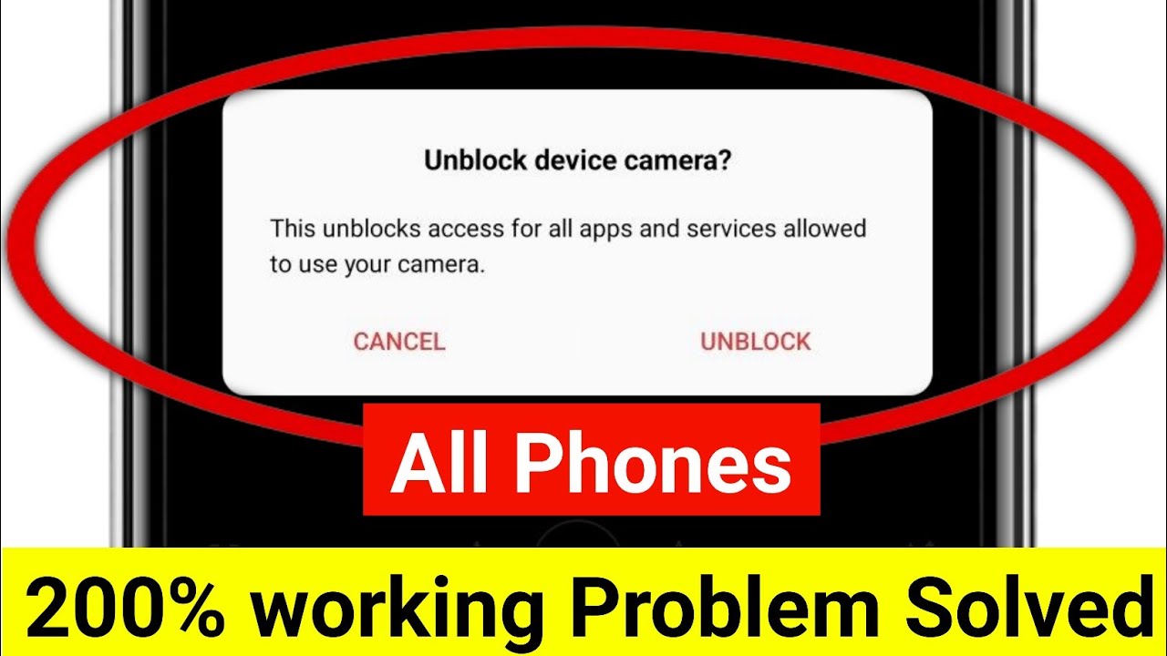 Unblock device camera? | How to fix unblock device camera? problem ...