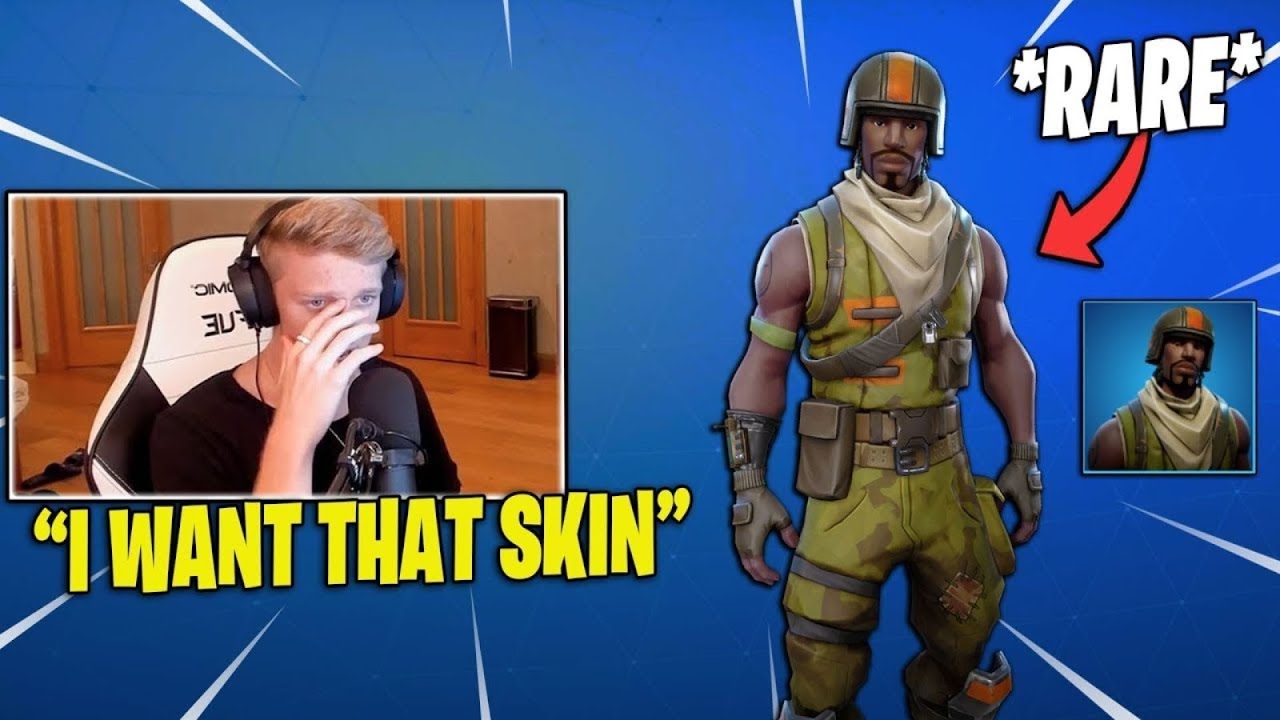 TFUE WANTS TO GET GIFTED RARE AERIAL ASSAULT TROOPER SKIN! (Fortnite ...
